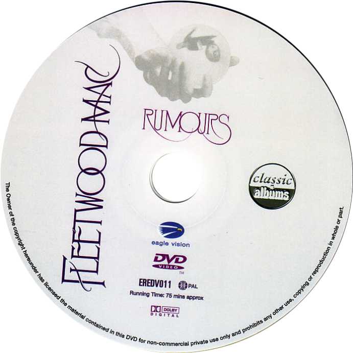 Fleetwood Mac Rumours : DVD | DVD Covers | Cover Century | Over 1.000. ...